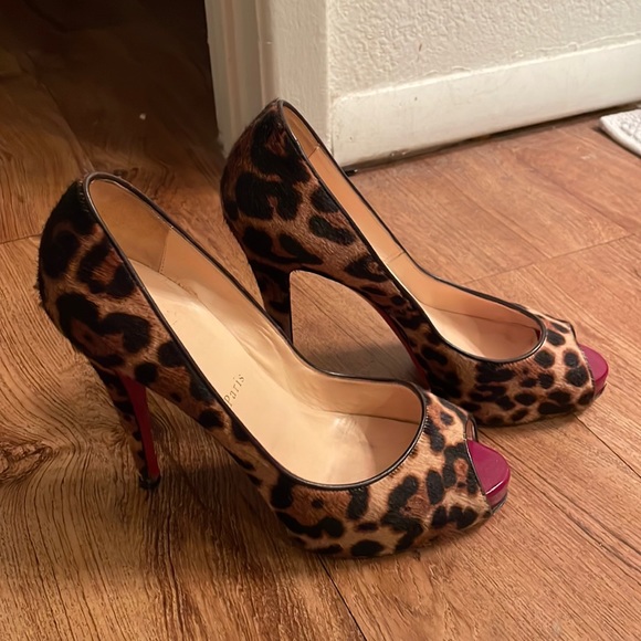 Christian Louboutin | Shoes | Christian Louboutin Cheetah Heels | Poshmark